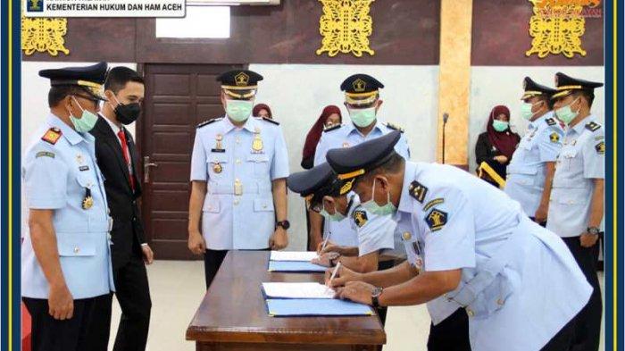 13 Pejabat Administrasi Kanwil Kemenkumham Aceh dan Jajaran Dilantik ...