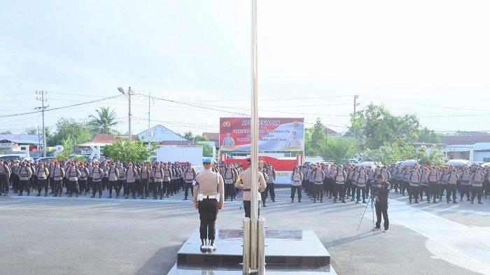 Kapolres Lhokseumawe Lepas 560 Personel Gabungan PAM TPS Pemilu 2024 ...
