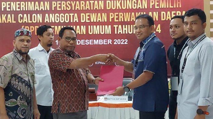 Daftar jadi Balon Anggota DPD RI, Sayed Muhammad Muliady Antar 3.377 ...