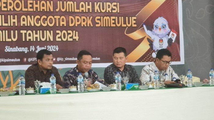 KIP Simeulue Tetapkan Anggota DPRK Simeulue Periode 2024-2029, Ini 2 Partai Peraih Kursi ...