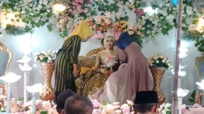VIRAL Pengantin Wanita Menangis Duduk Sendirian di Pelaminan, Calon Suami Kabur Tak Jadi Nikahi ...