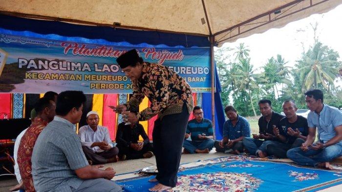 Panglima Laot Lhok Meureubo Periode 2021-2026 Dikukuhkan - Serambinews.com