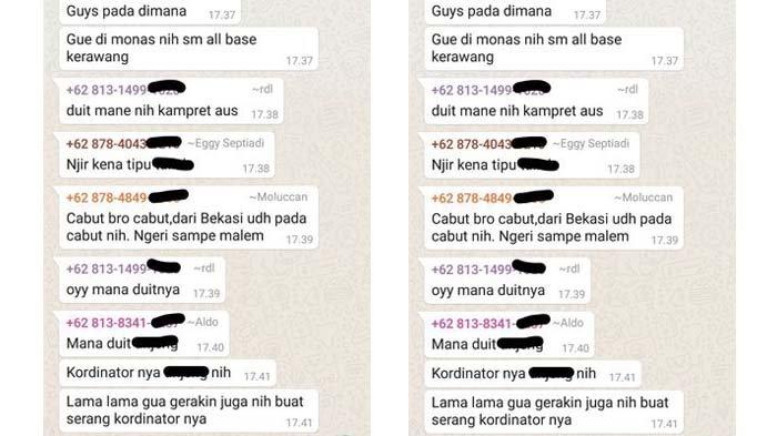 Heboh Grup WA Pelajar STM Tagih Duit Demo, Begitu Dicek Nomor HP ...