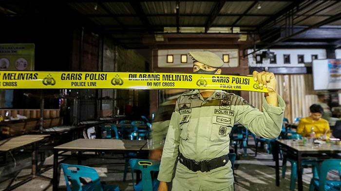 10 Warung Kopi Dipasangi Police Line - Serambinews.com