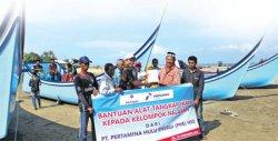PHE NSO Bantu Boat dan Alat Tangkap Ikan kepada Nelayan Aceh Timur ...