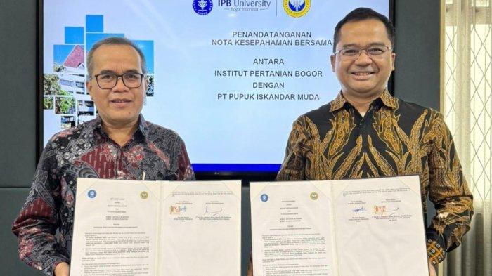 PT PIM dan Institut Pertanian Bogor MoU Bidang Pendidikan dan Pengembangan SDM - Serambinews.com