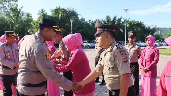 22 Personel Polres Pidie Jaya Naik Pangkat
