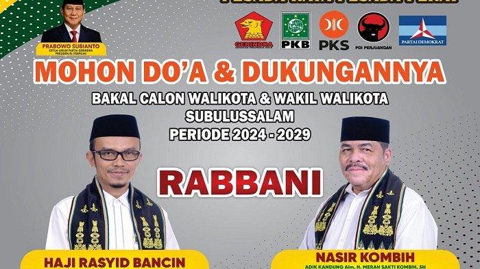 PKS Beri Rekomendasi untuk Pasangan Rabbani di Pilkada Subulussalam ...