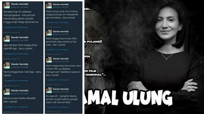 Dianggap Terbukti, Tweet Wanda Hamidah 5 Tahun Lalu Kembali Viral ...