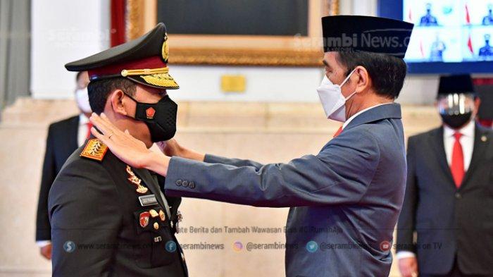 FOTO - Jokowi Lantik Listyo Sigit Prabowo Sebagai Kepala Kepolisian Republik Indonesia ...
