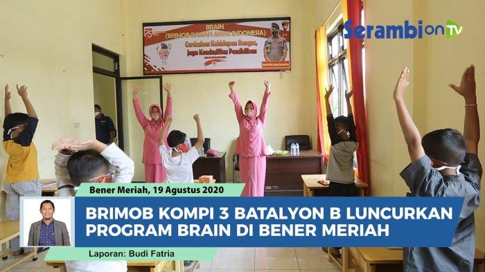 VIDEO Brimob Kompi 3 Batalyon B Pelopor Luncurkan Program Brain di Bener Meriah - Serambinews.com