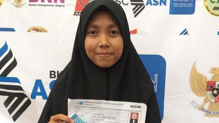 Putri Adi Lestari, Warga Nagan Raya Ini Raih Passing Grade Tertinggi SKD CPNS - Serambinews.com