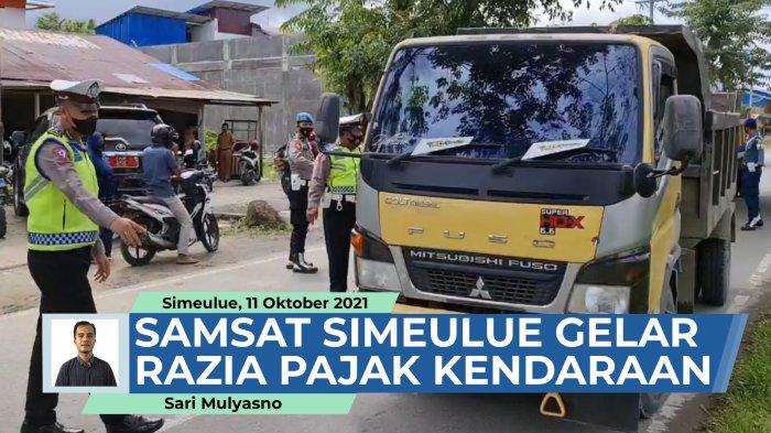 VIDEO - Samsat UPTD Simeulue Gelar Razia Kenderaan yang Menunggak Pajak - Serambinews.com