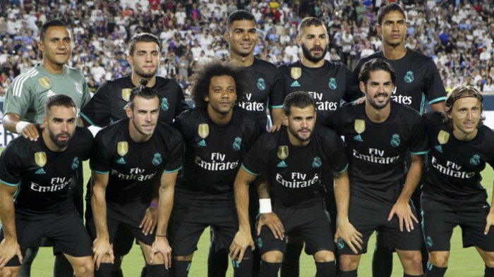 Piala Super Eropa - Tuan Rumah Real Madrid Pakai Seragam Hitam ...