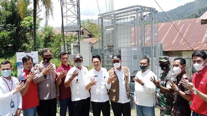 Bupati Galus Resmikan Tower Combat di Pining, Jangkau Jaringan Mencakup ...