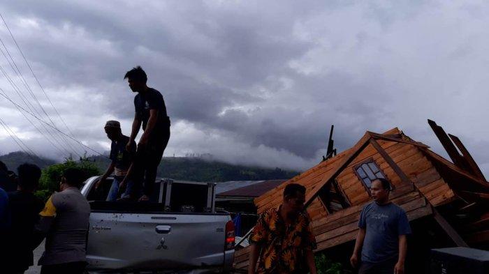 Rumah Warga Lembah Leuser Gayo Lues Diterjang Puting Beliung, Atap ...