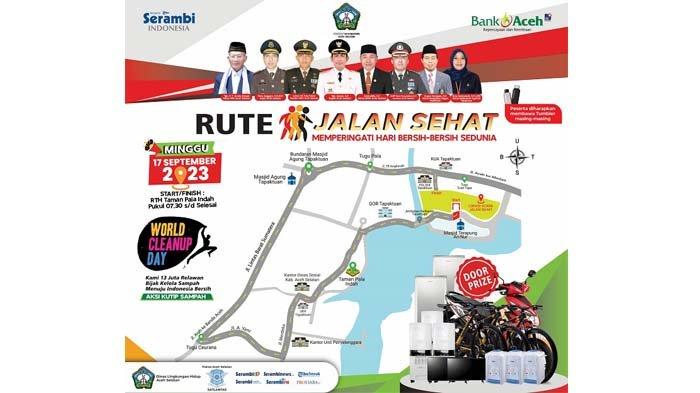 Rute Jalan Sehat dan Aksi Kutip Sampah di Aceh Selatan - Halaman all ...