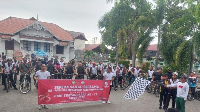 Polres Bireuen Gelar Sepeda Santai, Dalam Rangka Hari Bhayangkara Ke-78 ...