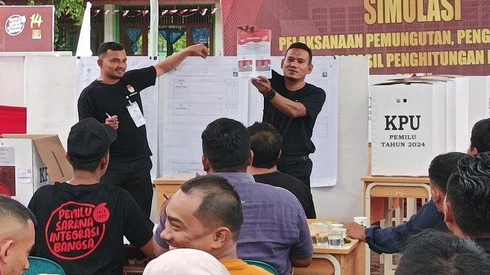 KIP Kota Langsa Gelar Simulasi Pungut Hitung Suara Antisipasi Persoalan di TPS Saat Pemilu ...