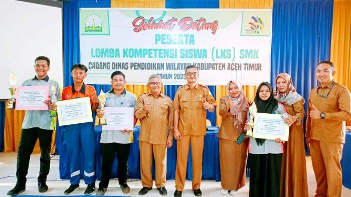 SMKN 1 Idi Juara Umum LKS Tingkat Kabupaten Aceh Timur, Ini Daftar Lengkap Juara - Serambinews.com