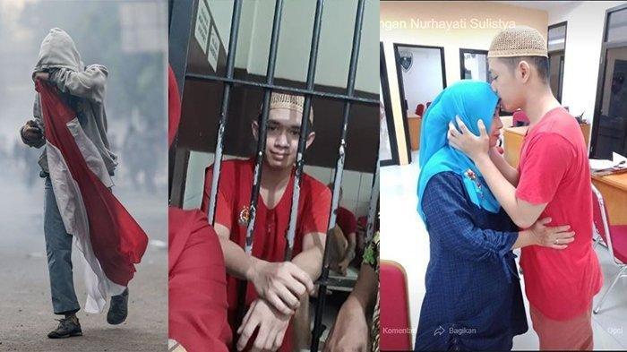 Pemuda yang Viral Bawa Bendera saat Demo Masih Ditahan, Begini Kondisi Lutfi Alfiandi Sekarang ...