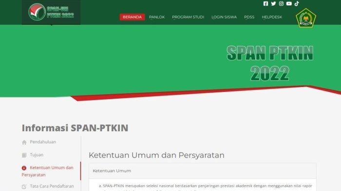 Cara Daftar SPAN PTKIN 2022, Syarat dan Jadwal Seleksi Lengkap - Serambinews.com