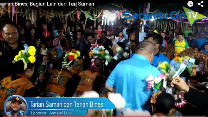 VIDEO Tari Bines, Bagian Lain dari Tari Saman - Serambinews.com