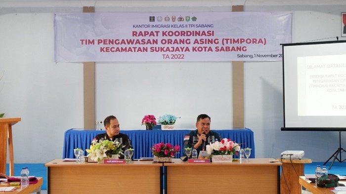 Imigrasi Sabang Gelar Rakor, Perkuat Pengawasan terhadap Orang Asing - Serambinews.com