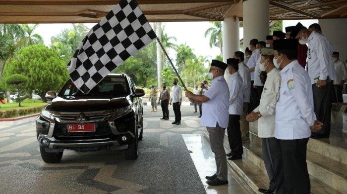 Sekda Lepas Tim Safari Ramadhan Pemerintah Aceh - Serambinews.com