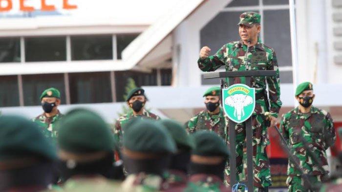 Pangdam Iskandar Muda Lepas 450 Prajurit TNI-AD Bertugas ke Papua - Serambinews.com