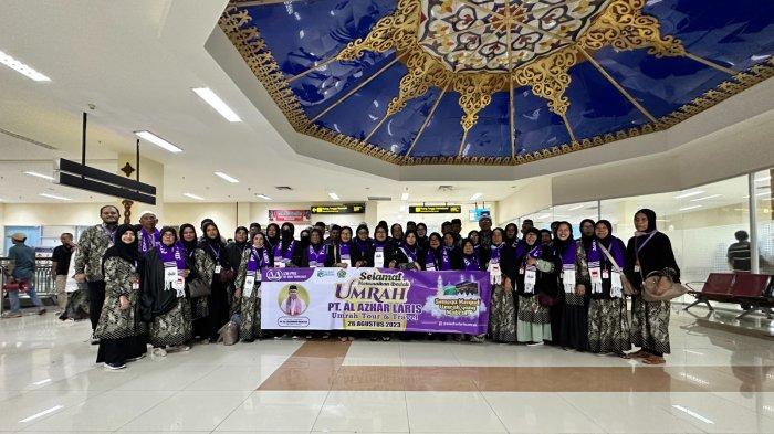 Travel Al Azhar Laris Banda Aceh Kembali Berangkatkan 96 Jamaah Umrah - Serambinews.com