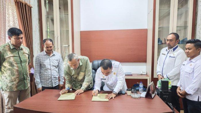 Unimal Tandatangani Kerja Sama dengan BKD Langkat - Serambinews.com