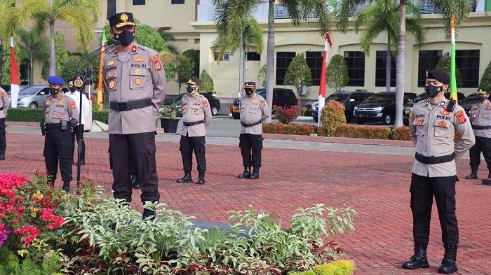 164 Personel Polda Aceh Naik Pangkat, Wakapolda Pimpin Upacara Kenaikan Pangkat - Serambinews.com