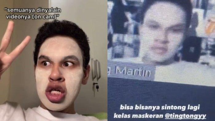 VIRAL Mahasiswa Maskeran Saat Kuliah Online, Langsung Panik Ketika ...