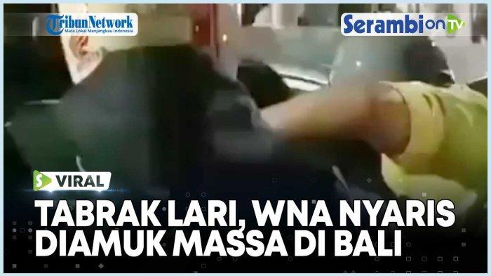 VIDEO VIRAL Nyaris Diamuk Massa, WNA Tabrak Lari Pengendara Motor Di Bali - Serambinews.com