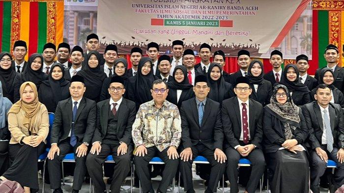 Yudisium FISIP UIN Ar-Raniry Diisi Orasi Ilmiah Pj Bupati Aceh Barat - Serambinews.com