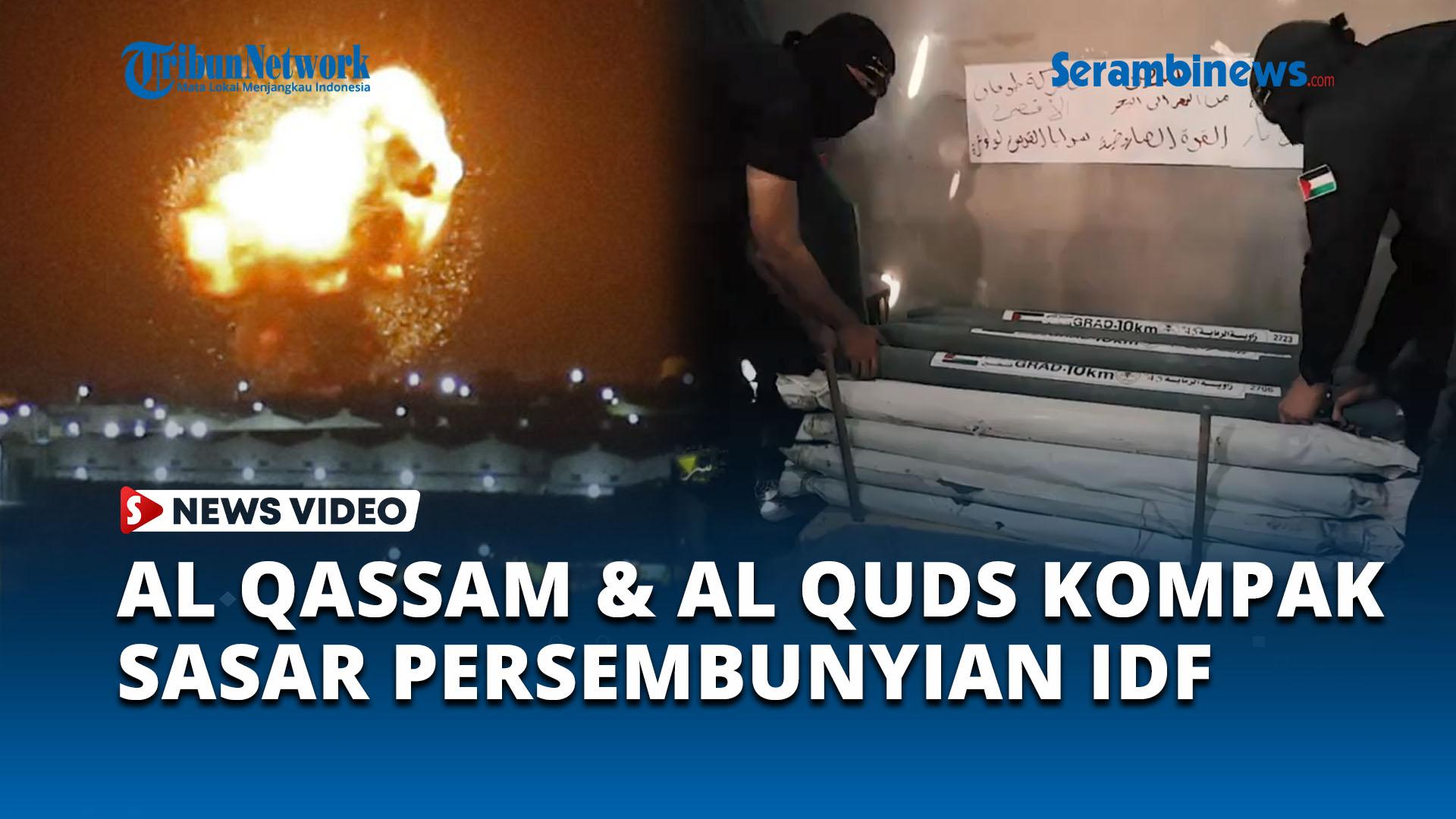 VIDEO Brigade Al-Qassam dan Al-Quds Targetkan Persembunyian Tentara ...