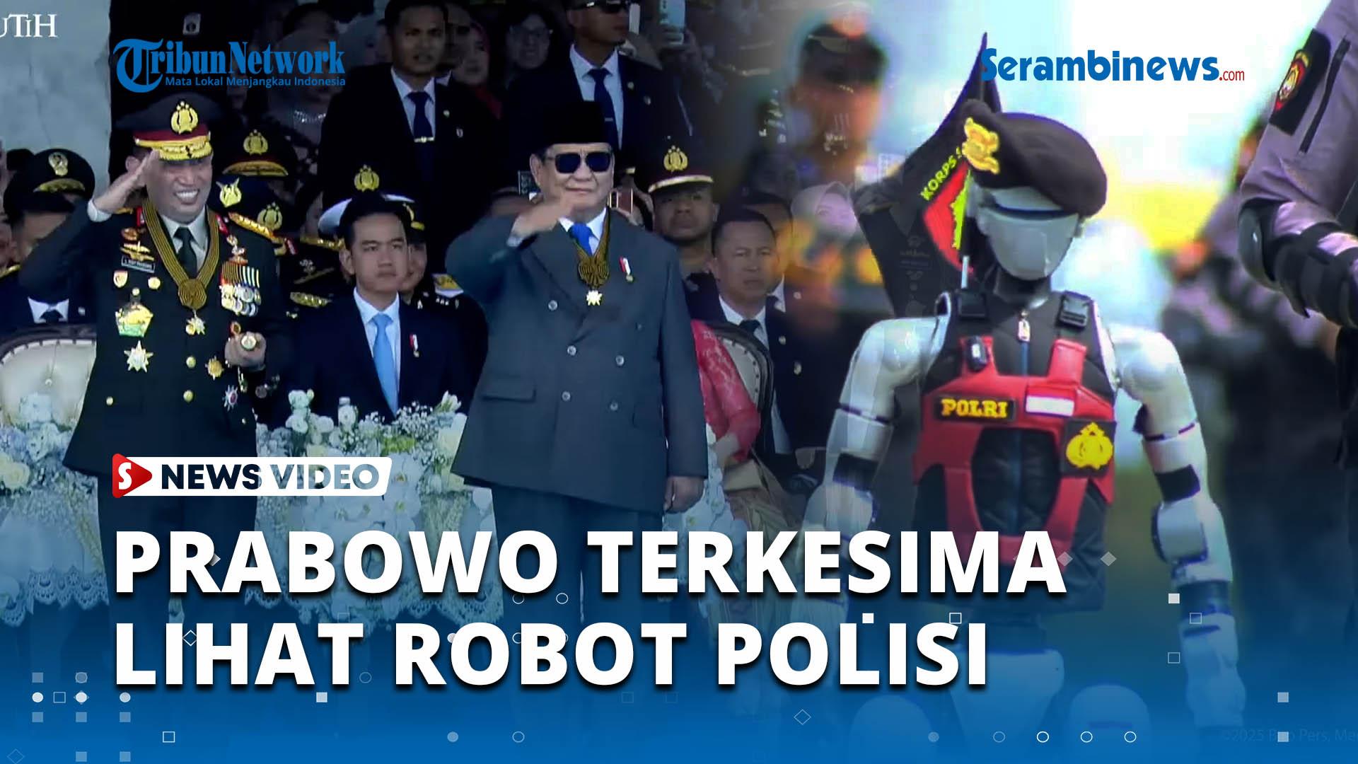 VIDEO - HUT Ke-79 Bhayangkara, Presiden Terkesima Lihat Robot-robot ...