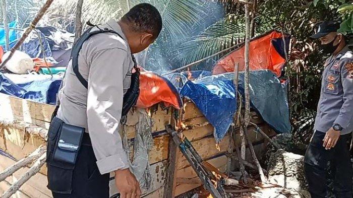 Belum Ada Izin, Ratusan Personil Gabungan TNI/Polri Tertibkan Tambang Ilegal Gunung Botak-Pulau ...