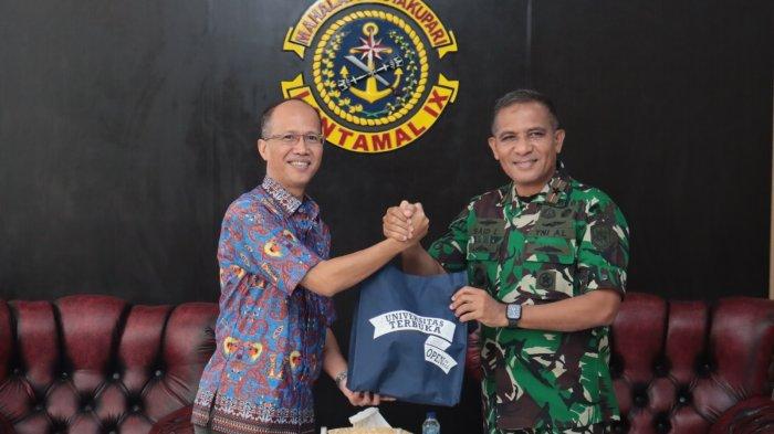 Sambangi Lantamal IX, Berbagai Program Pendidikan UT Ambon ...