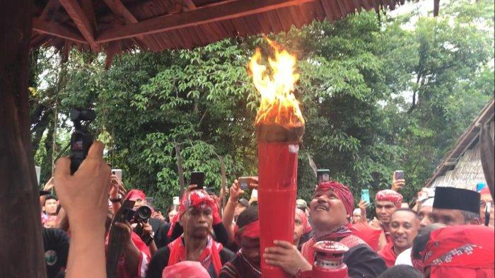 Hari Pattimura ke 206, Negeri di Saparua Lari Obor Mulai dari Gunung ...