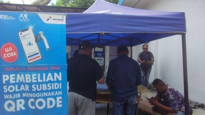 Agar Tepat Sasaran, Pembelian Solar Subsidi di Ambon Mulai Pakai QR Code - Tribunambon.com