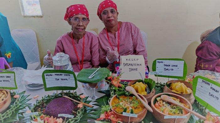 Lomba Pangan Lokal Desa Hunuth, Food Plating Dasa Wisma Jahe Tampil ...