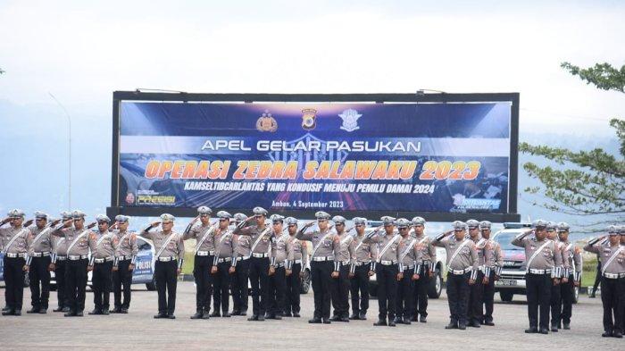 Polda Maluku Gelar Operasi Zebra Salawaku 2023 Jelang Pemilu, Ini 7 Jenis Pelanggaran yang ...