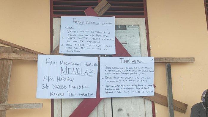 8 Hari Kantor Desa Dipalang, Warga Haruru Mengeluh soal Aktivitas Pelayanan Publik - Tribunambon.com