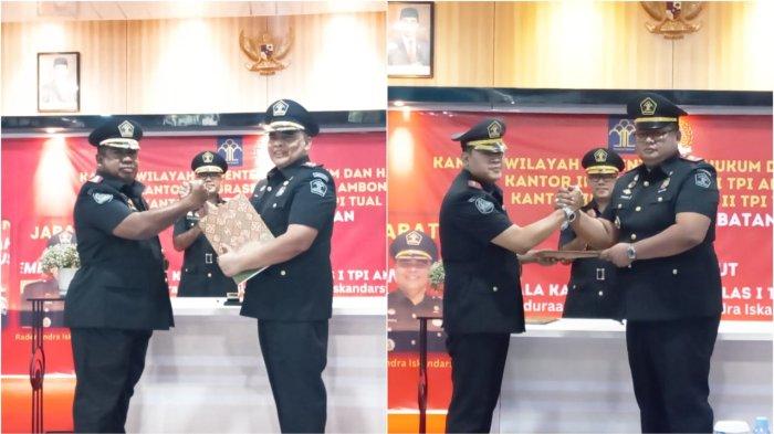 Sertijab, Ini Kepala Imigrasi Kelas I TPI Ambon dan Kepala Kantor Imigrasi Kelas II TPI Tual ...