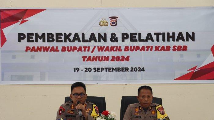 Polres SBB Berikan Pembekalan dan Pelatihan Pamwal Paslon Bupati dan ...