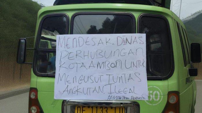 Sopir Angkot Stain Ambon Desak Dinas Perhubungan Tertibkan Angkutan ...