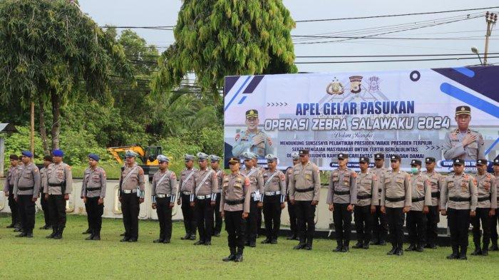 Operasi Zebra Salawaku 2024 Dimulai, Polres SBB Apel Gelar Pasukan - Tribunambon.com