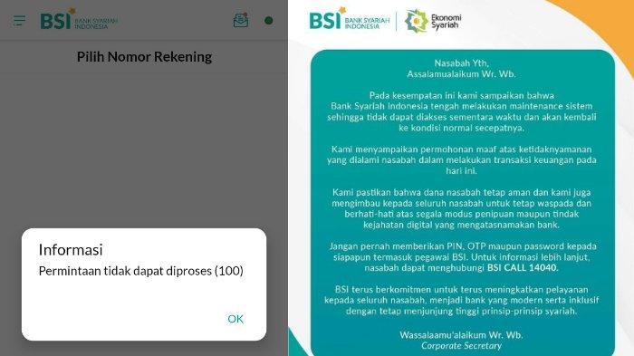 BSI Mobile Error hingga Masuk Trending Topic Twitter, Pihak Bank Syariah Indonesia: Maintenance ...